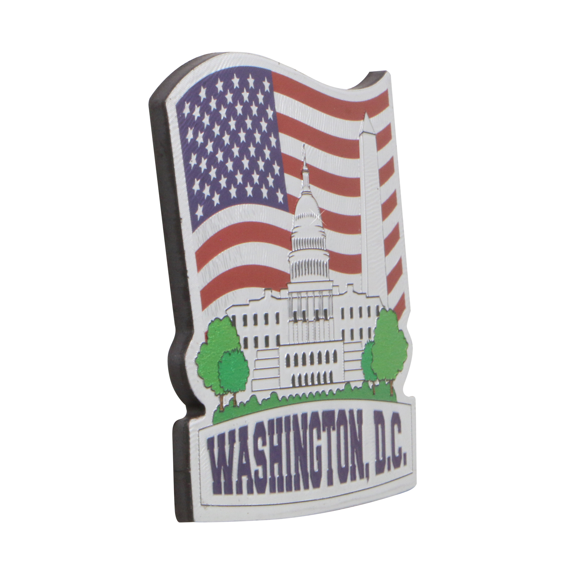 Washington DC Silver Magnet