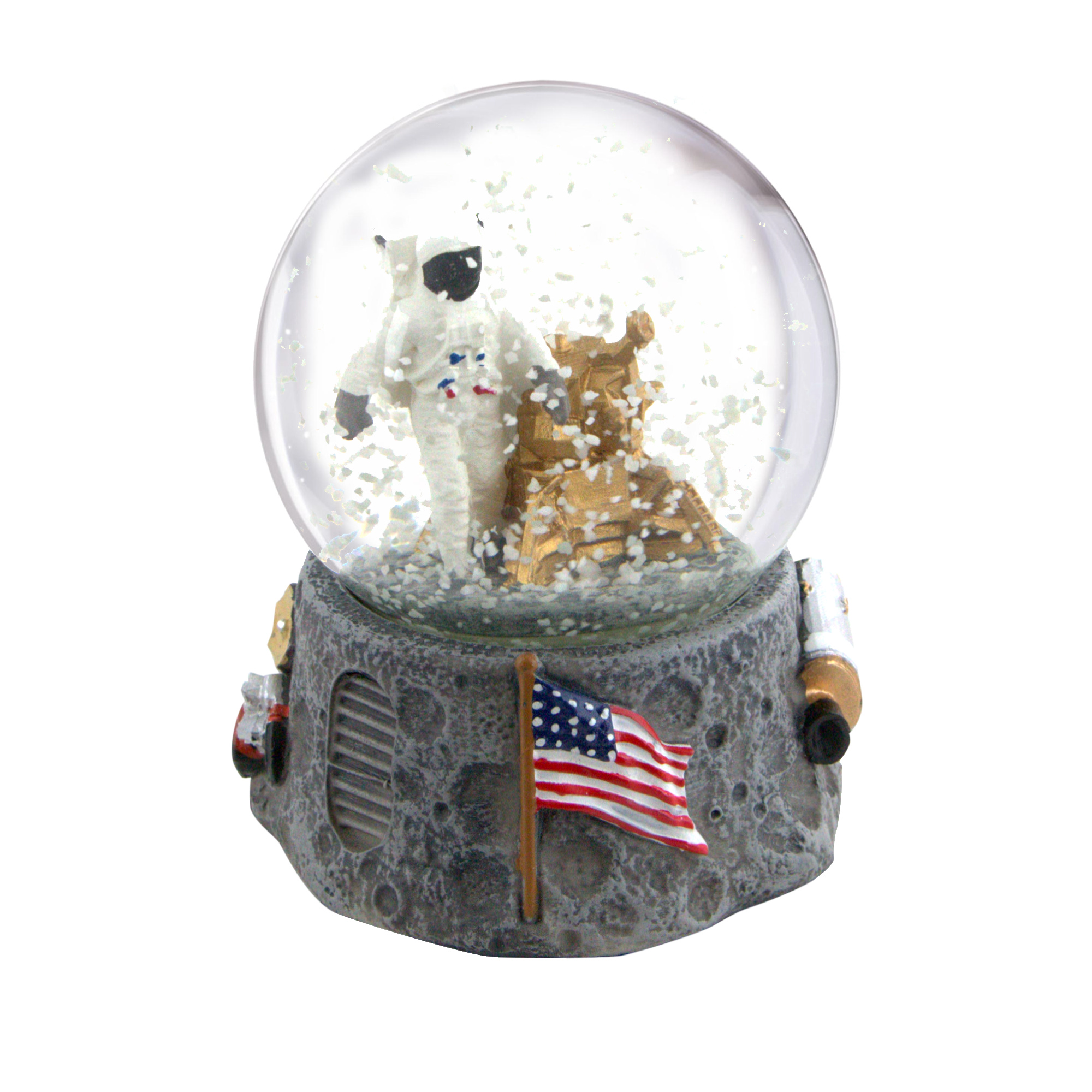 NASA Moon Landing Snow Globe 3.5in