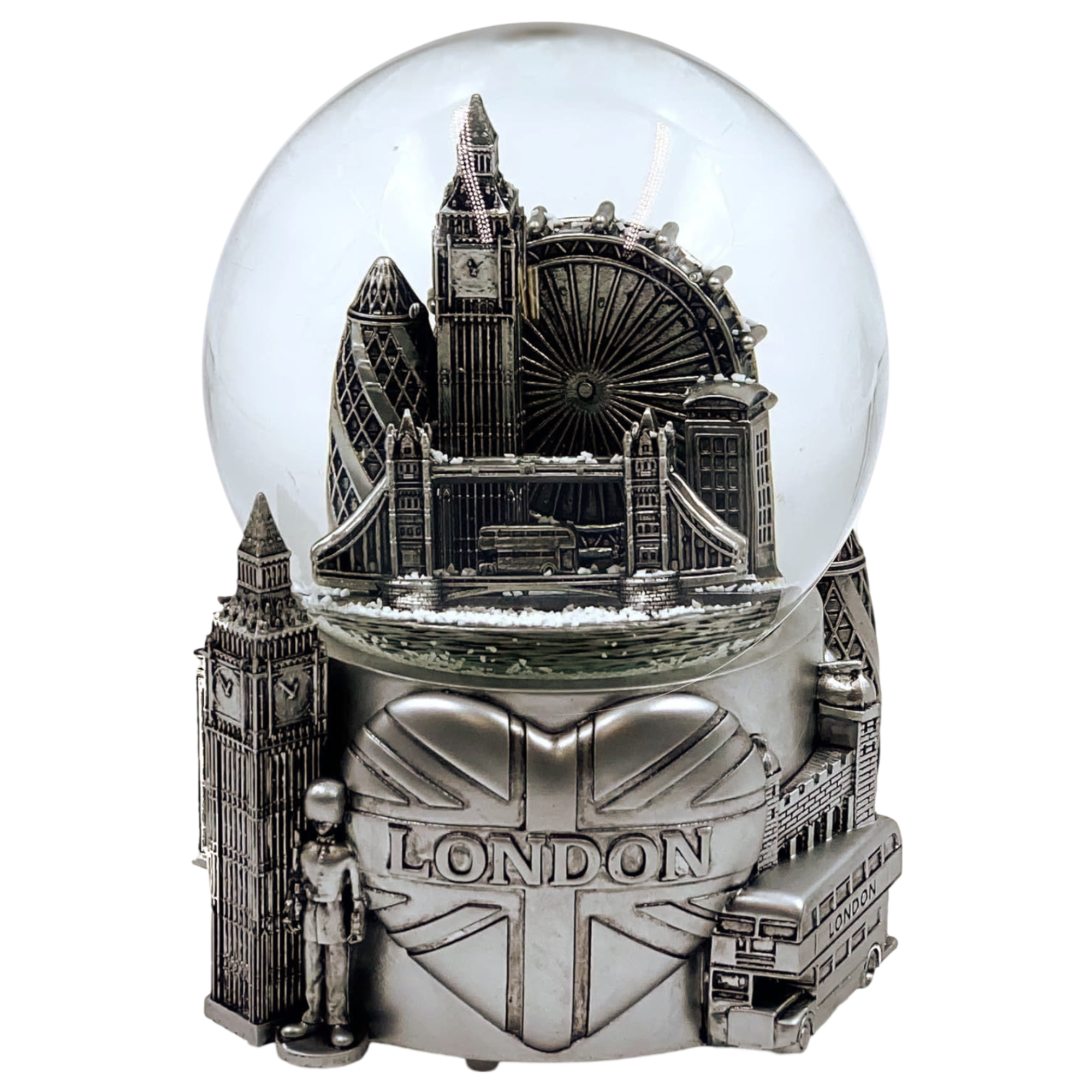 London 3D Musical Snow Globe