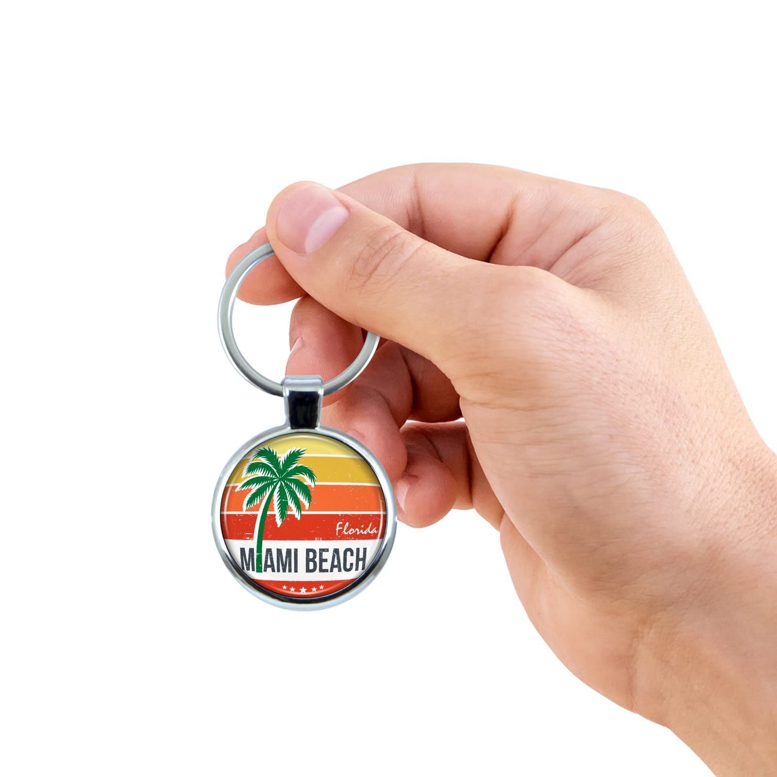 Miami Beach Florida Keychain