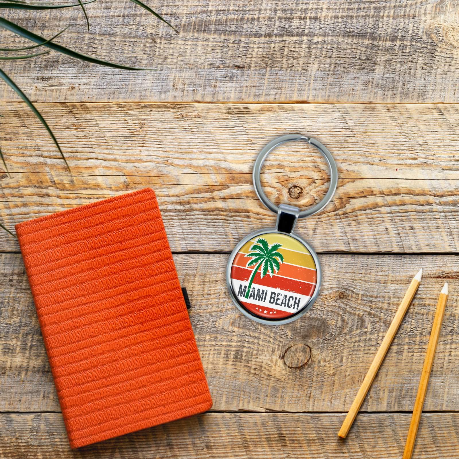 Miami Beach Florida Keychain