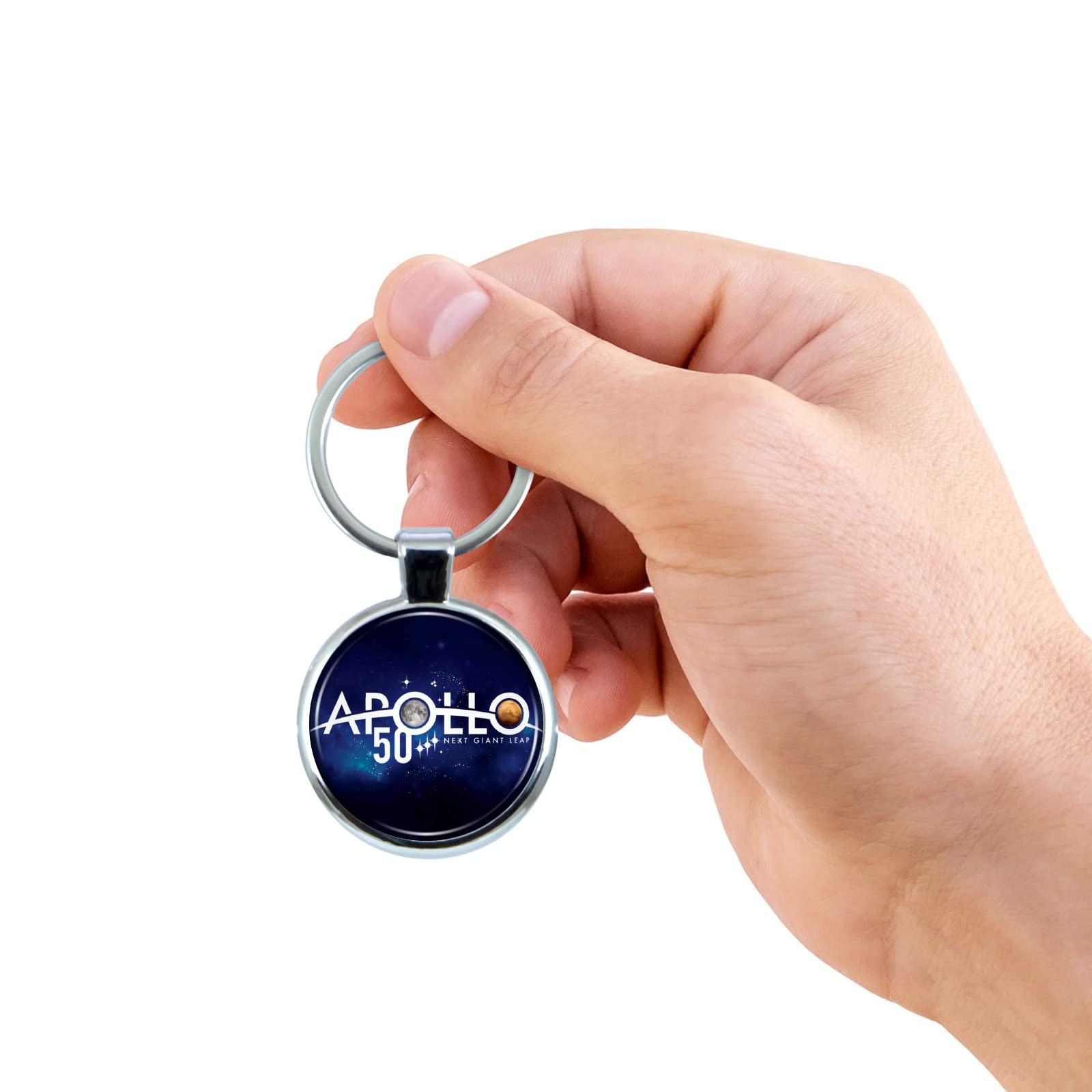 NASA Apollo 50 Year Keychain