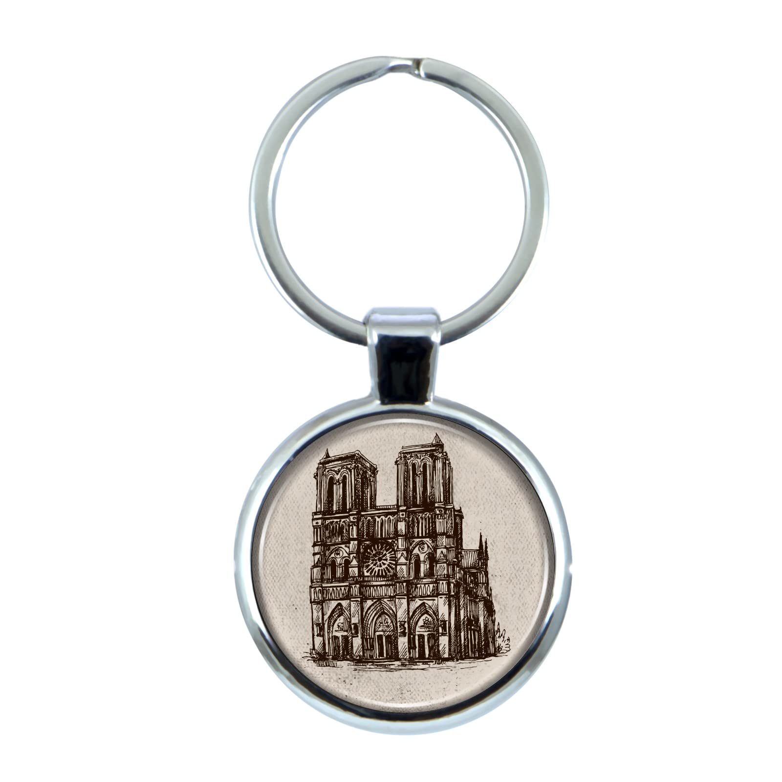 Notre Dame Keychain