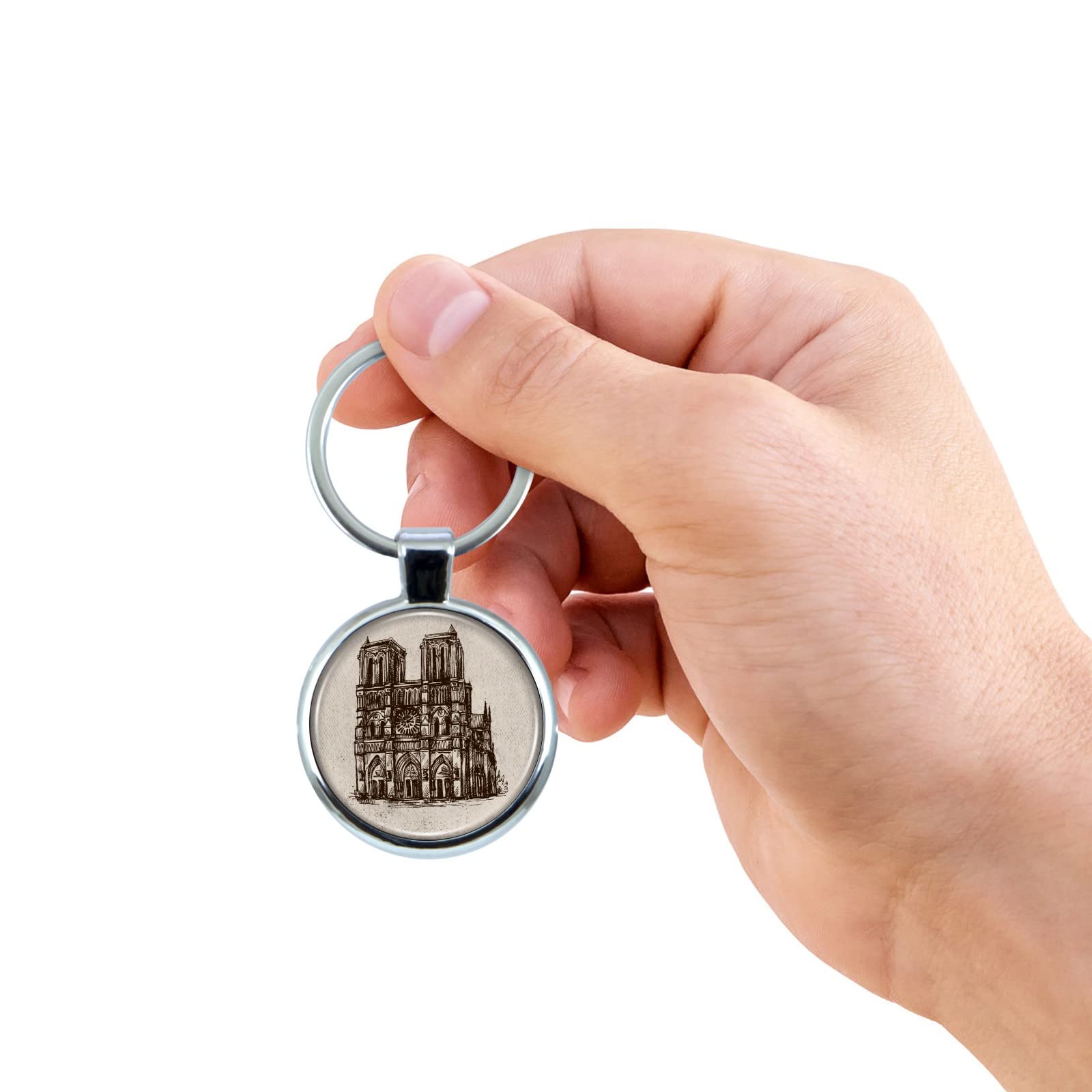 Notre Dame Keychain