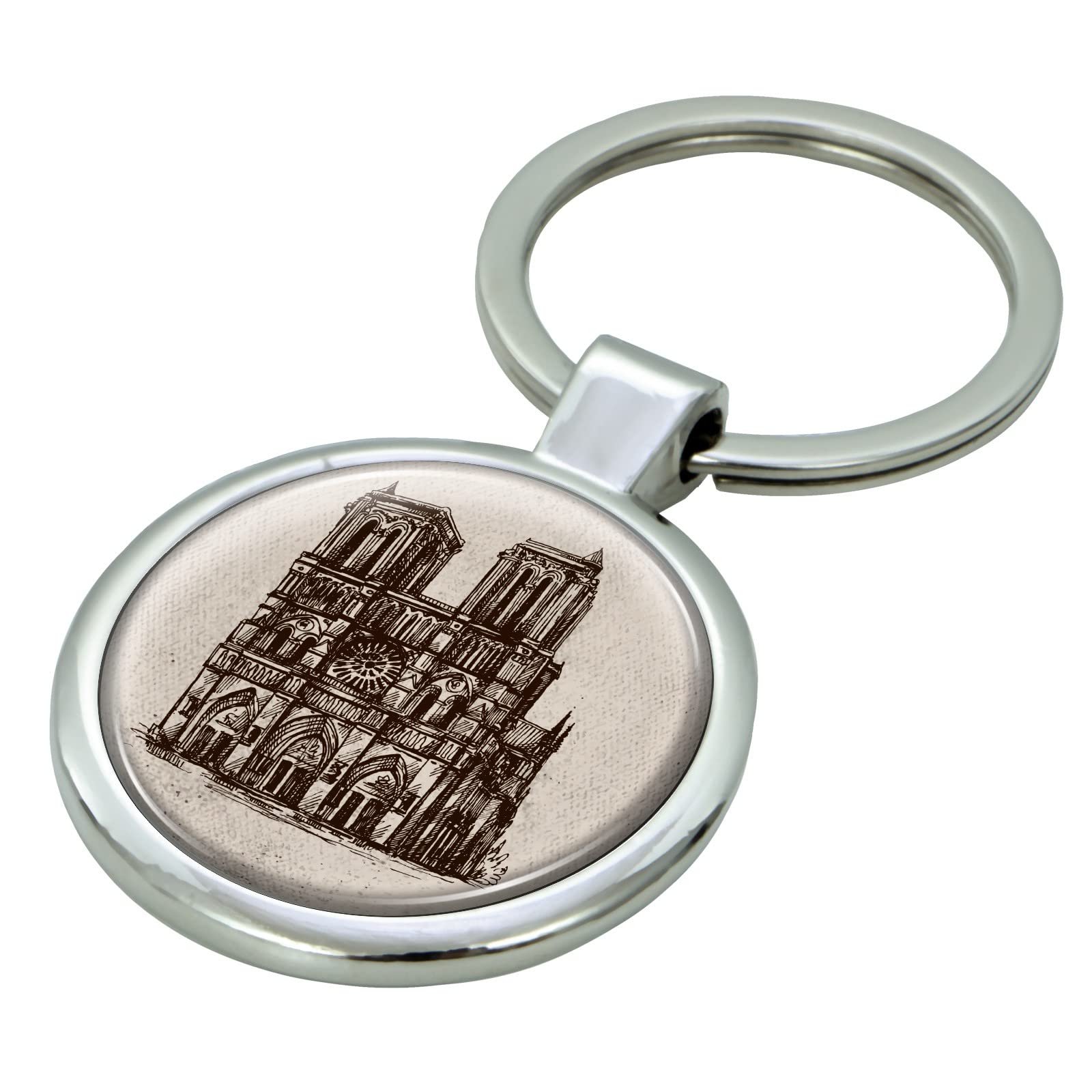 Notre Dame Keychain