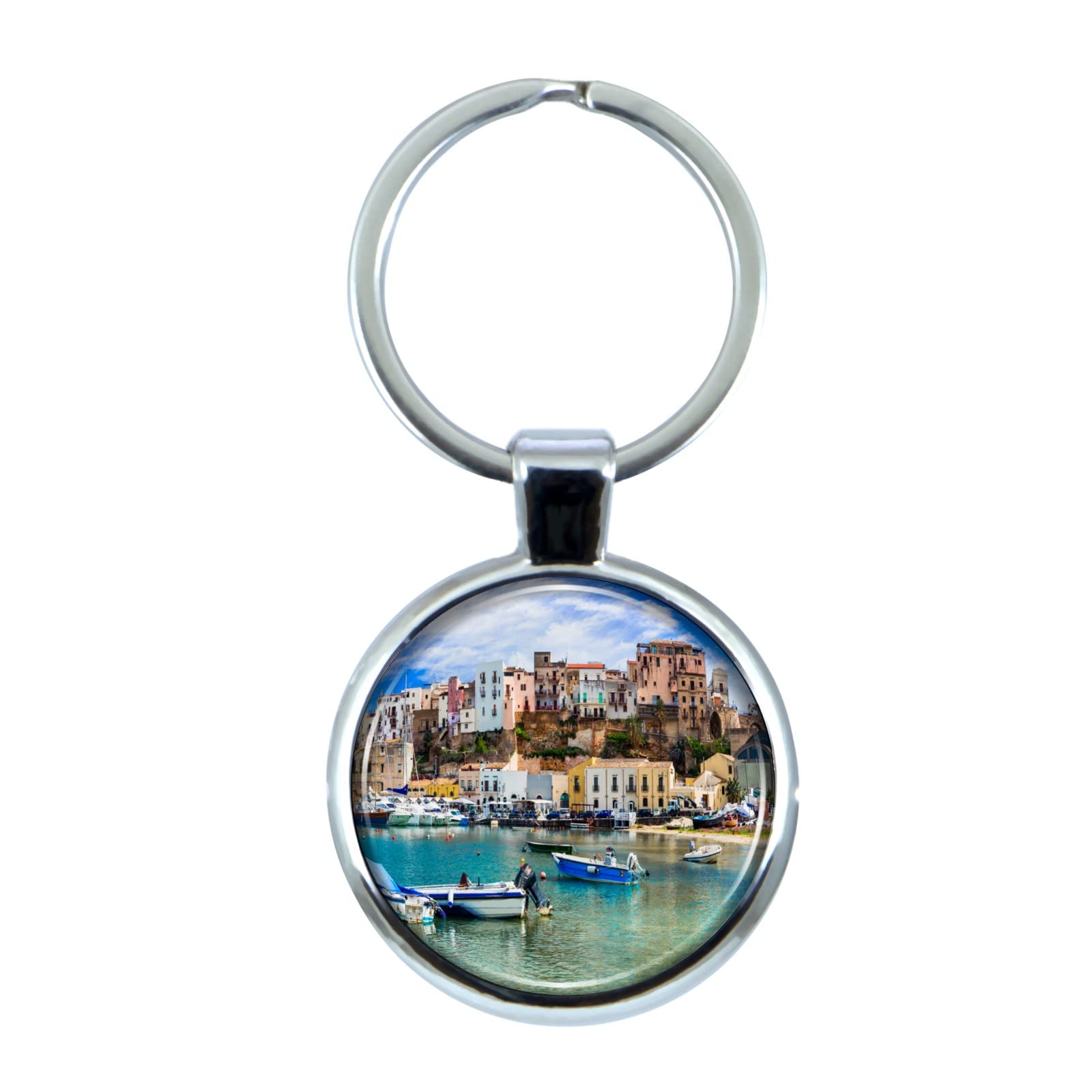 Sicily Italy Keychain
