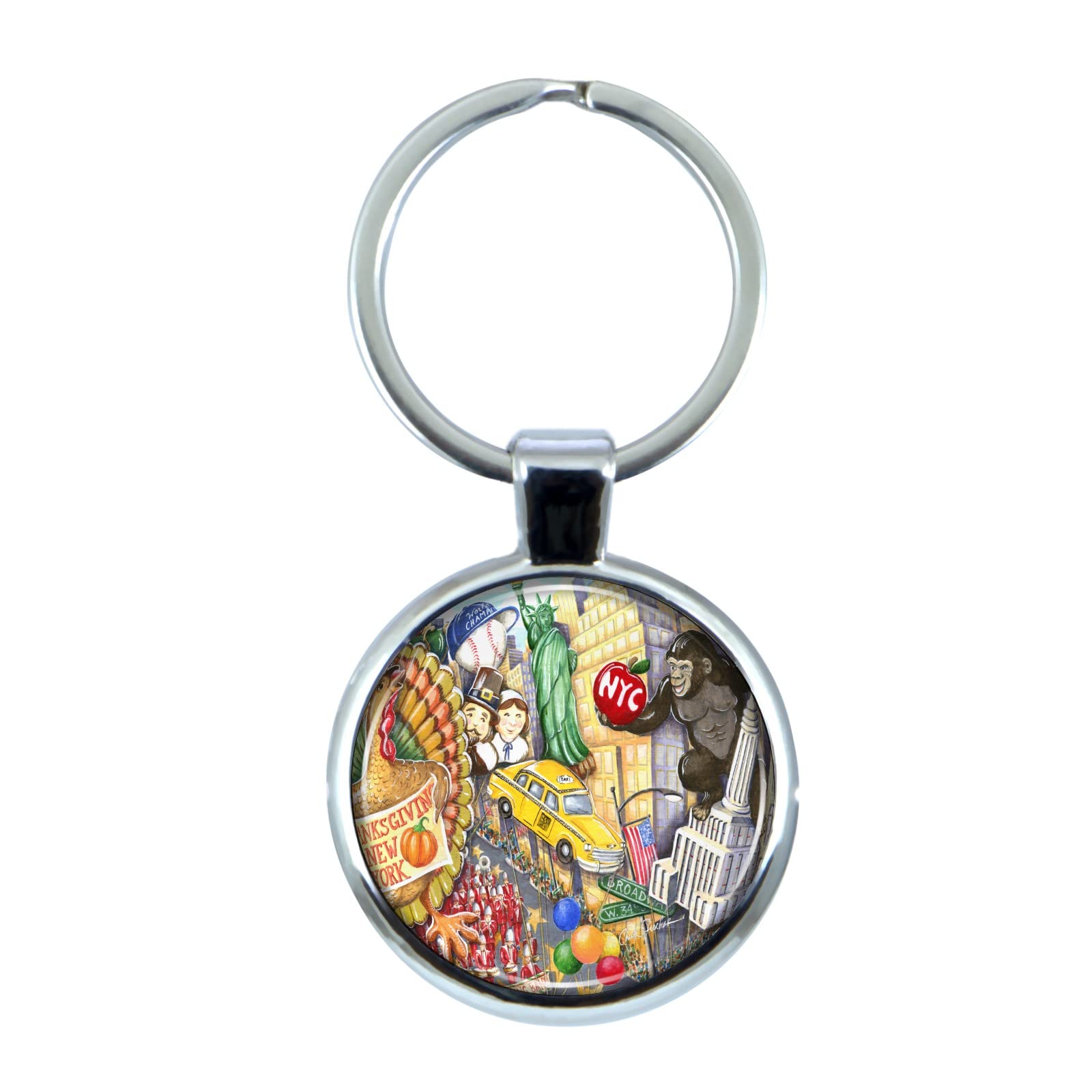 Chuck Fischer's Thanksgiving Parade Keychain