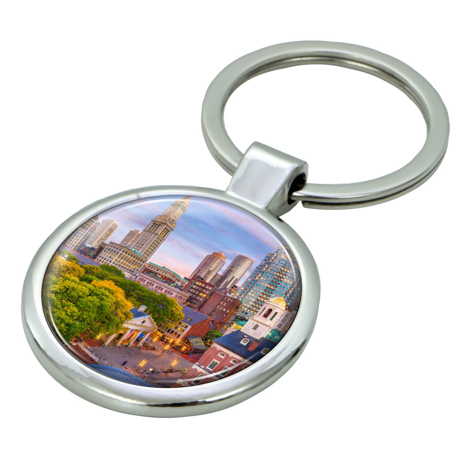 Boston Keychain