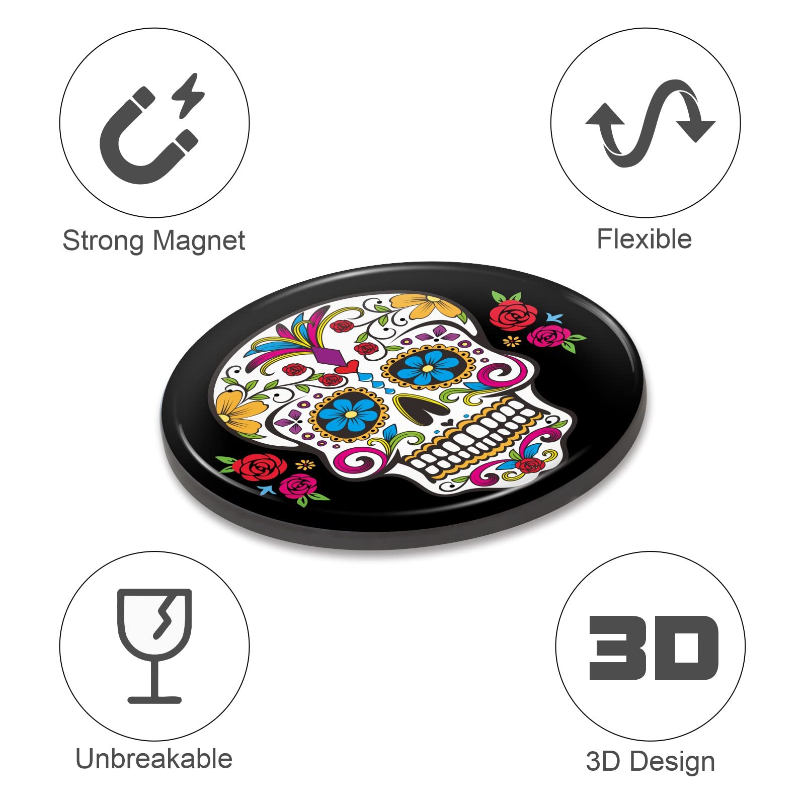 Sugar Skull Magnet