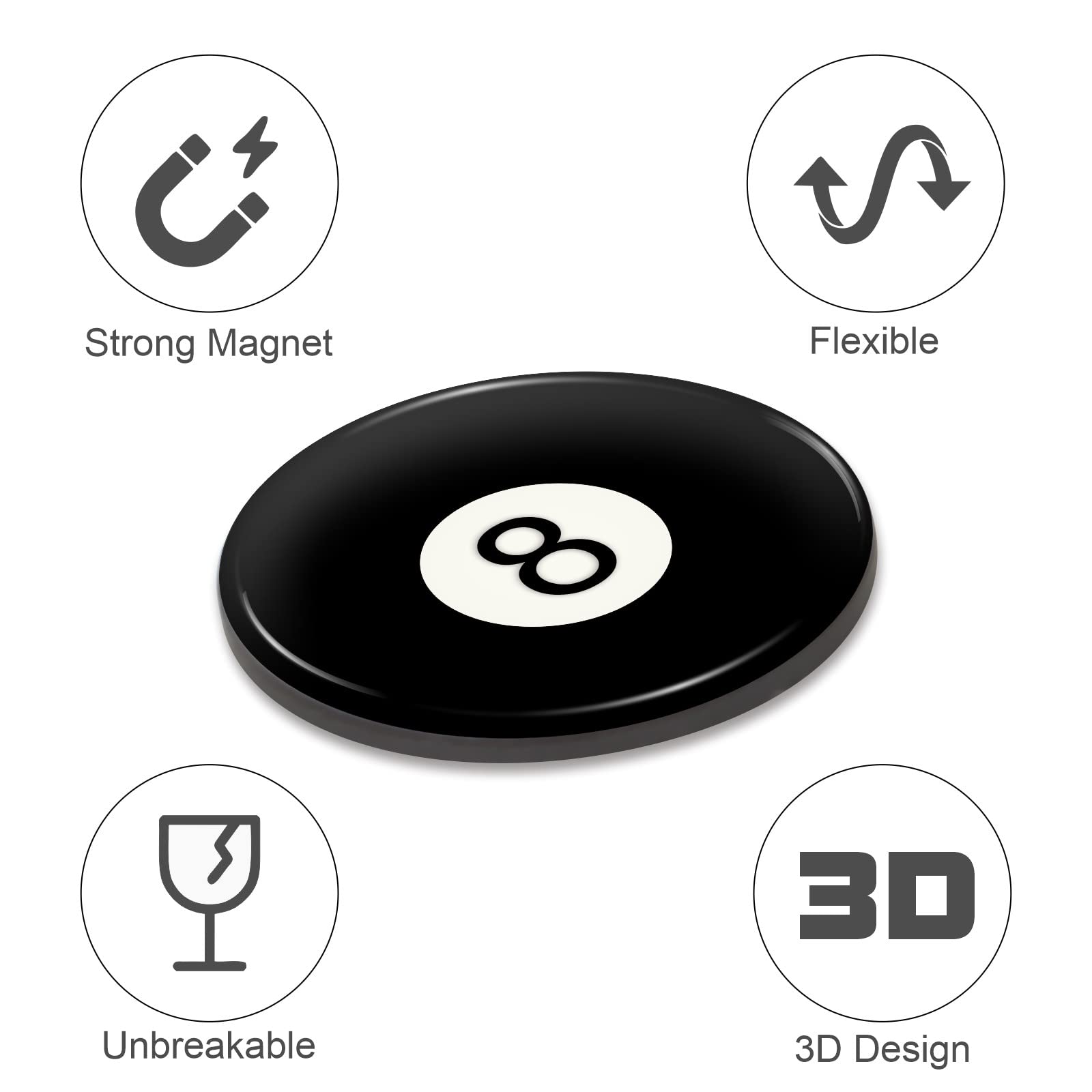 Eight Ball Magnet