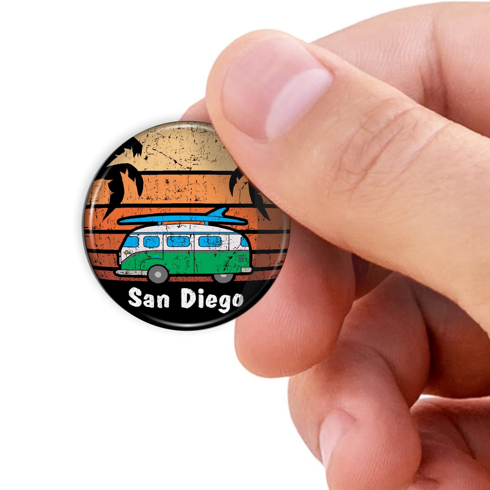 San Diego Bus Magnet