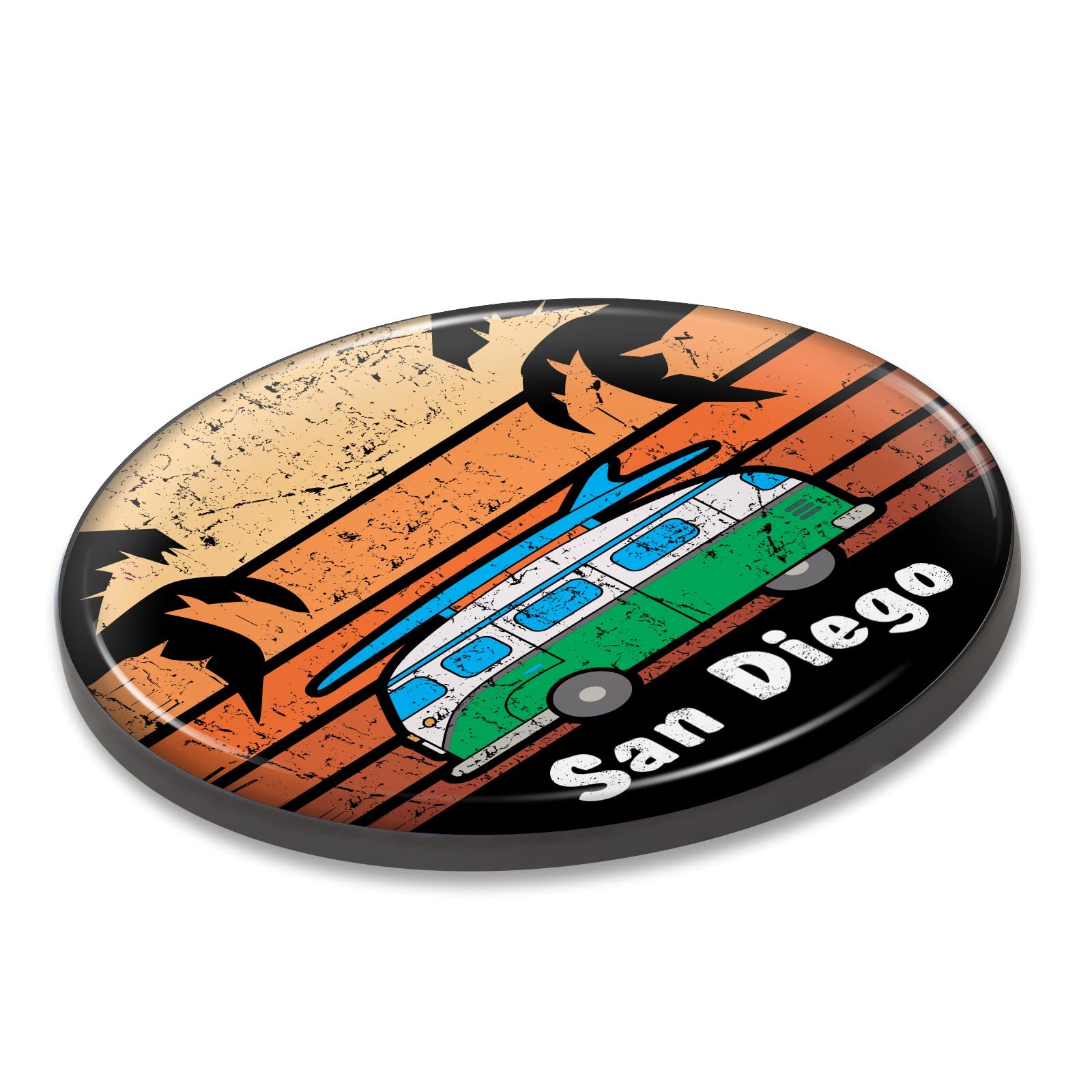 San Diego Bus Magnet