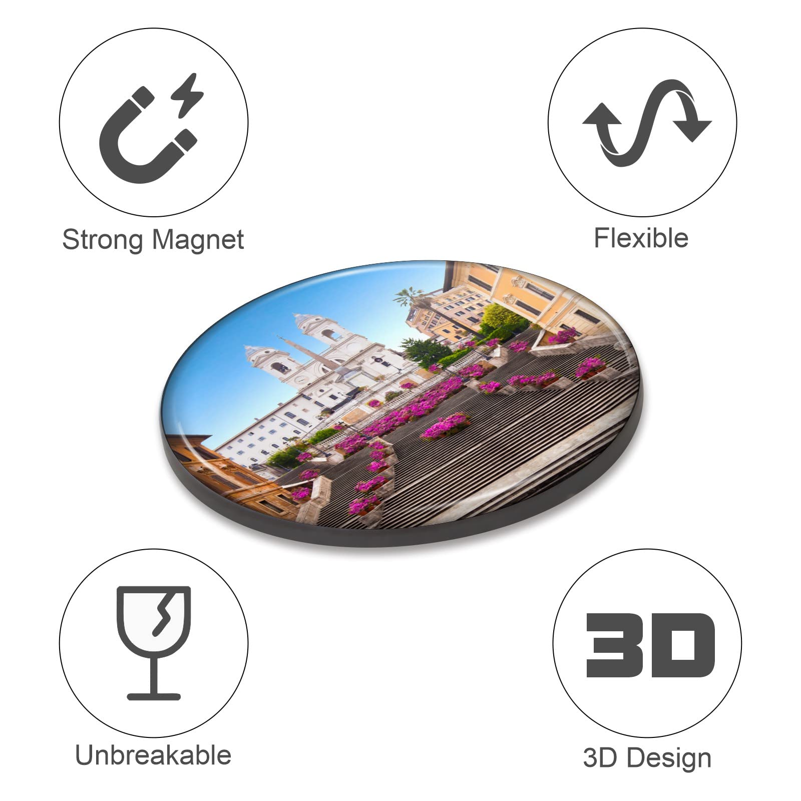 Spanish Steps Magnet