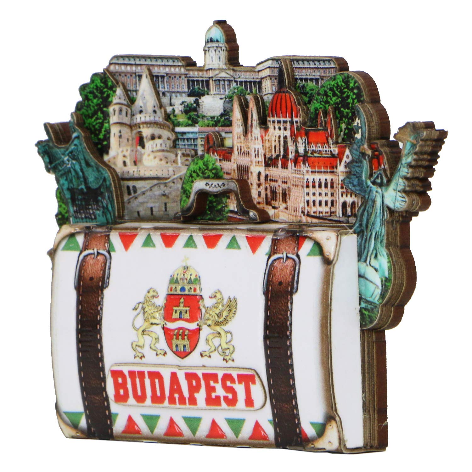 Wooden 3D Budapest Magnet