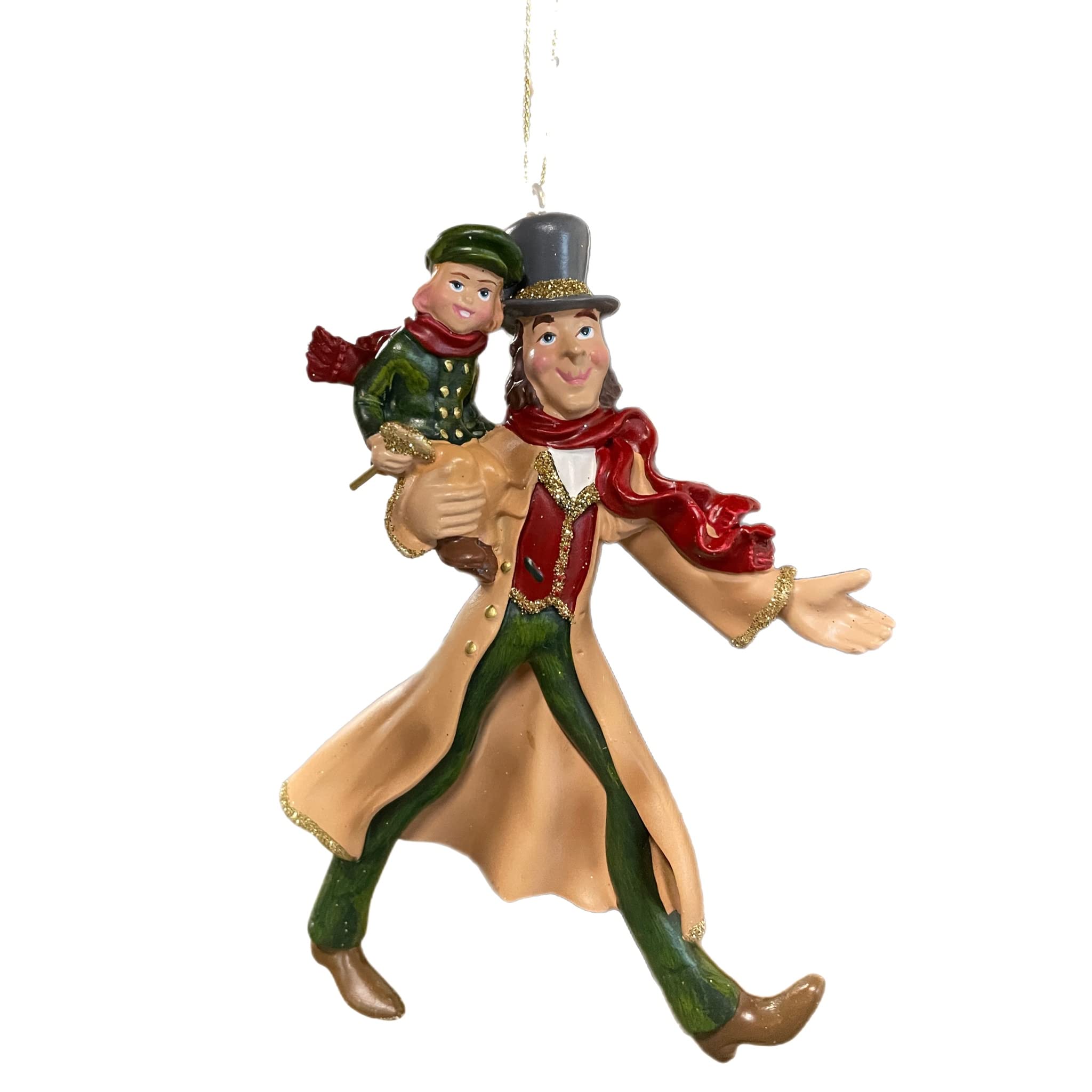 5 IN Resin Bob Cratchit+Tiny Tim