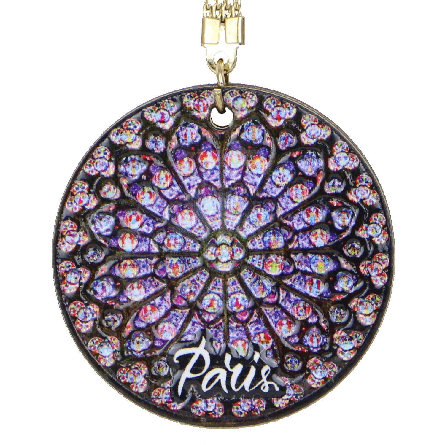 Notre Dame Rose Window Keychain