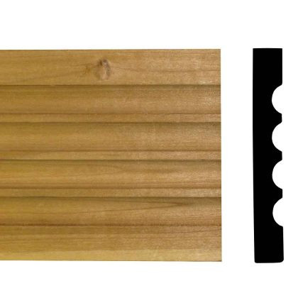 Fluted Casing 5806 Moulding 3/4" X 5-1/2" - 6 foot