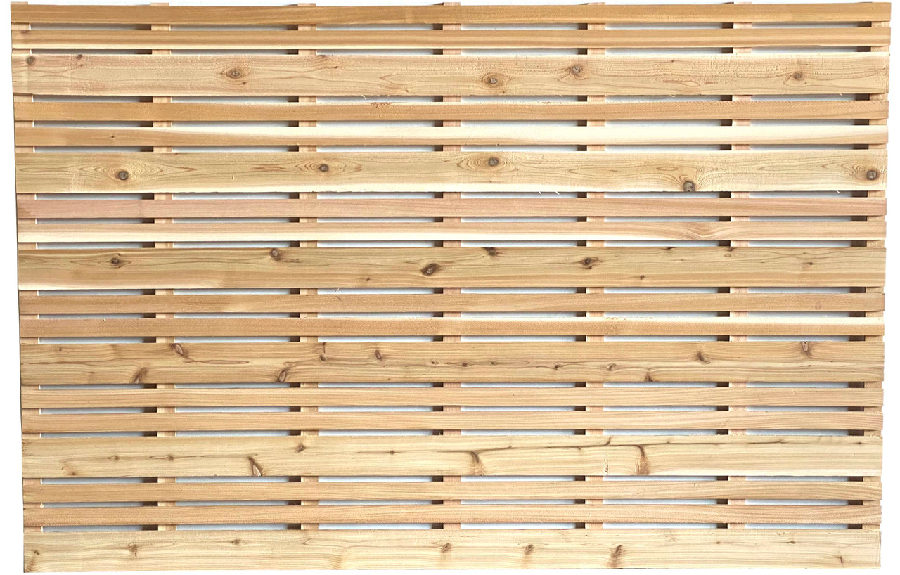Cedar Moderna Privacy Lattice Panels in 4x6