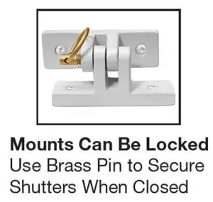 Adjustable Bahama Shutter Stays - Total Wood Store