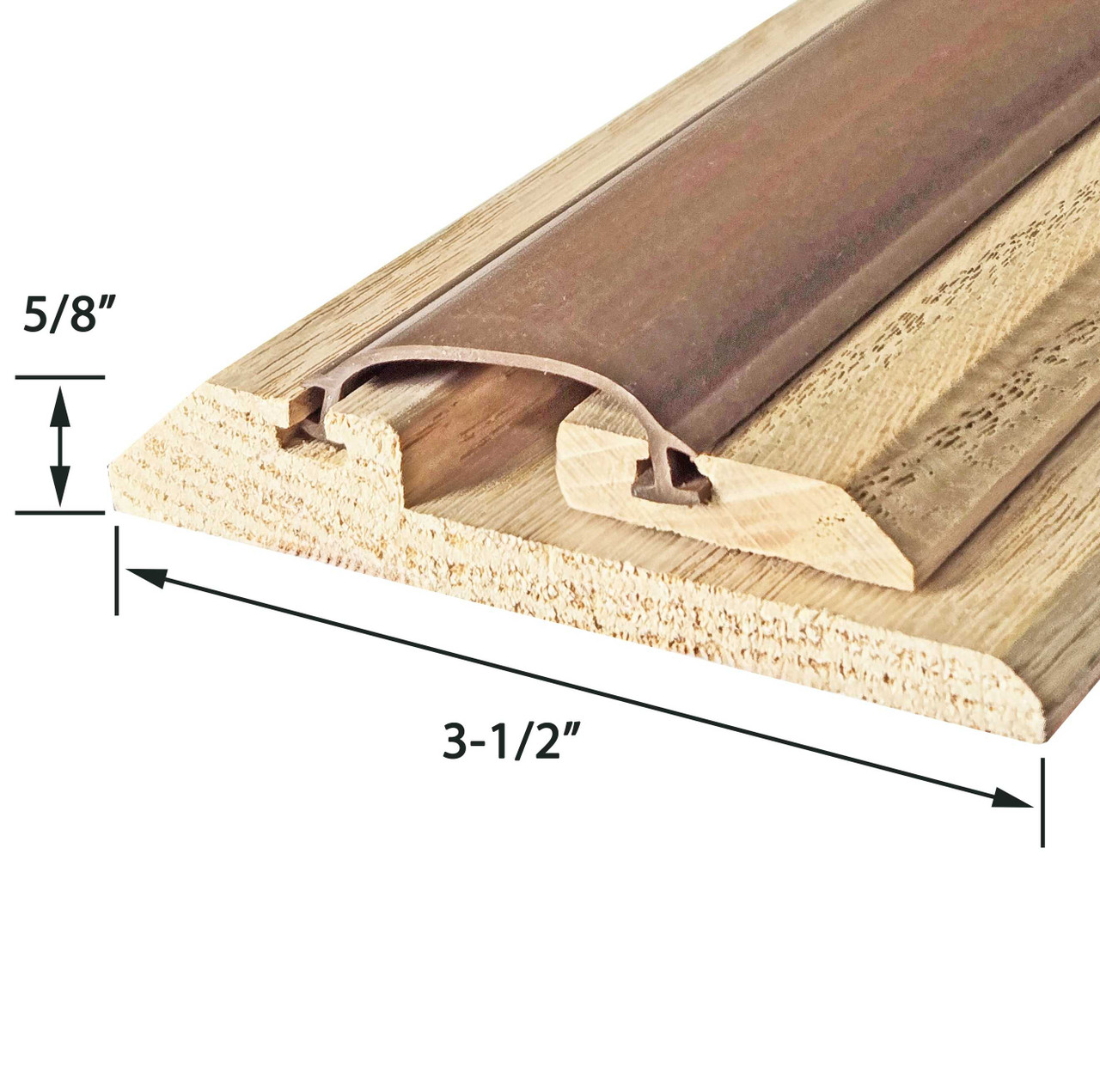 Adjustable Oak Threshold for 3/4" to 1-1/4" Gap - Total Wood Store