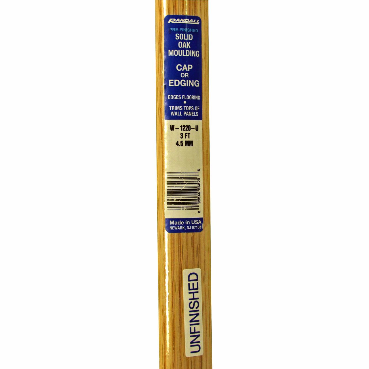 Oak Molding Edging with 1/4" Overlap - Total Wood Store