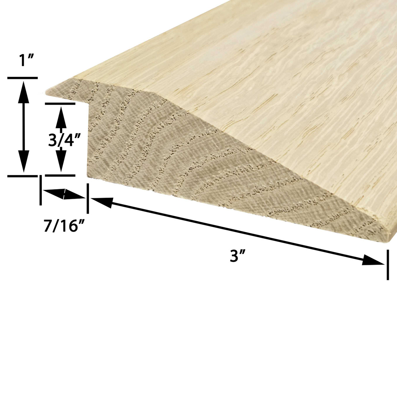 Oak Molding Edging with 3/4" Overlap - Total Wood Store