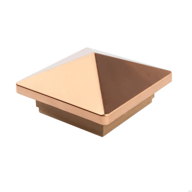 Heavy Duty Copper Pyramid Post Caps - Total Wood Store