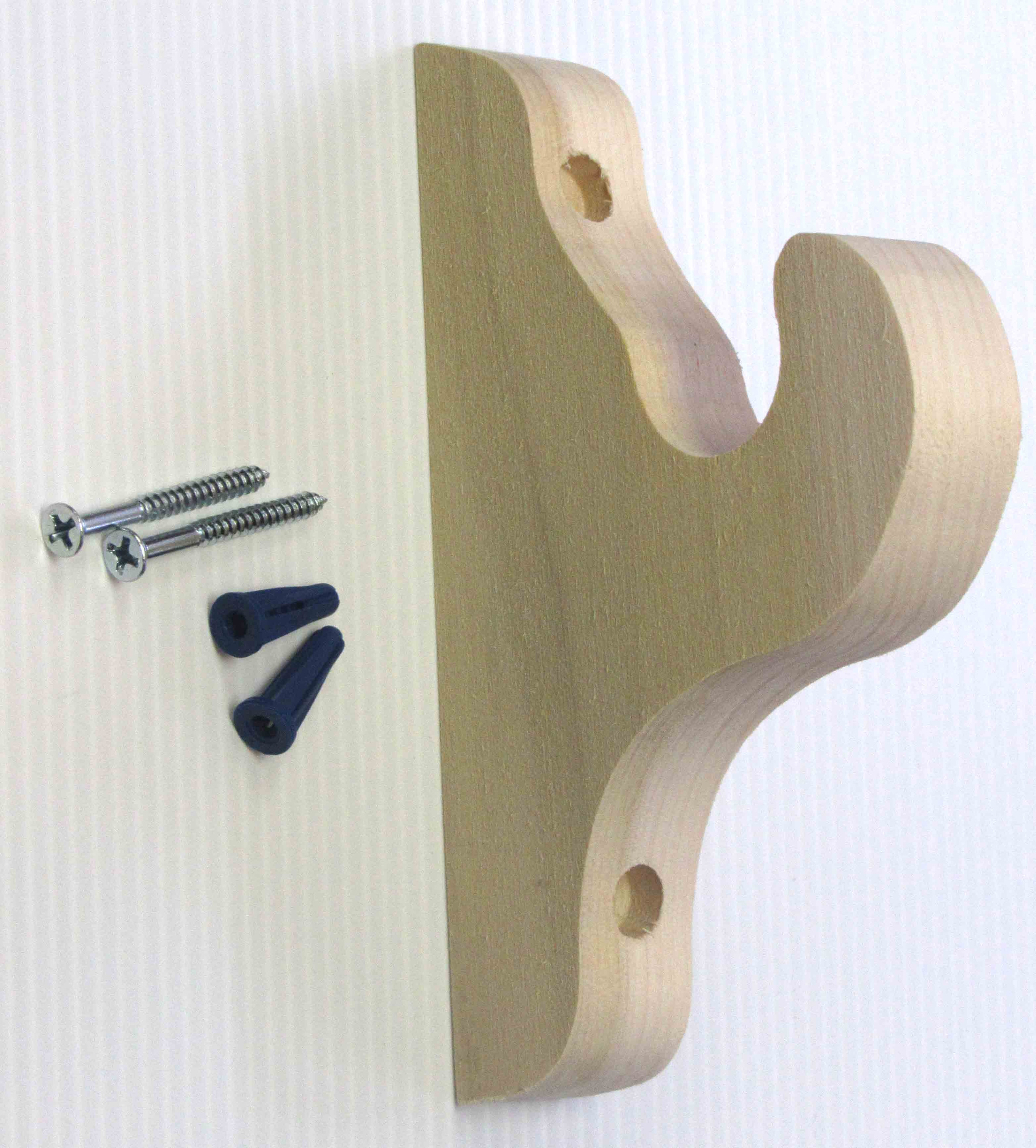 Hardwood Drapery Bracket for a 1-1/2" to 1-3/4" Rod
