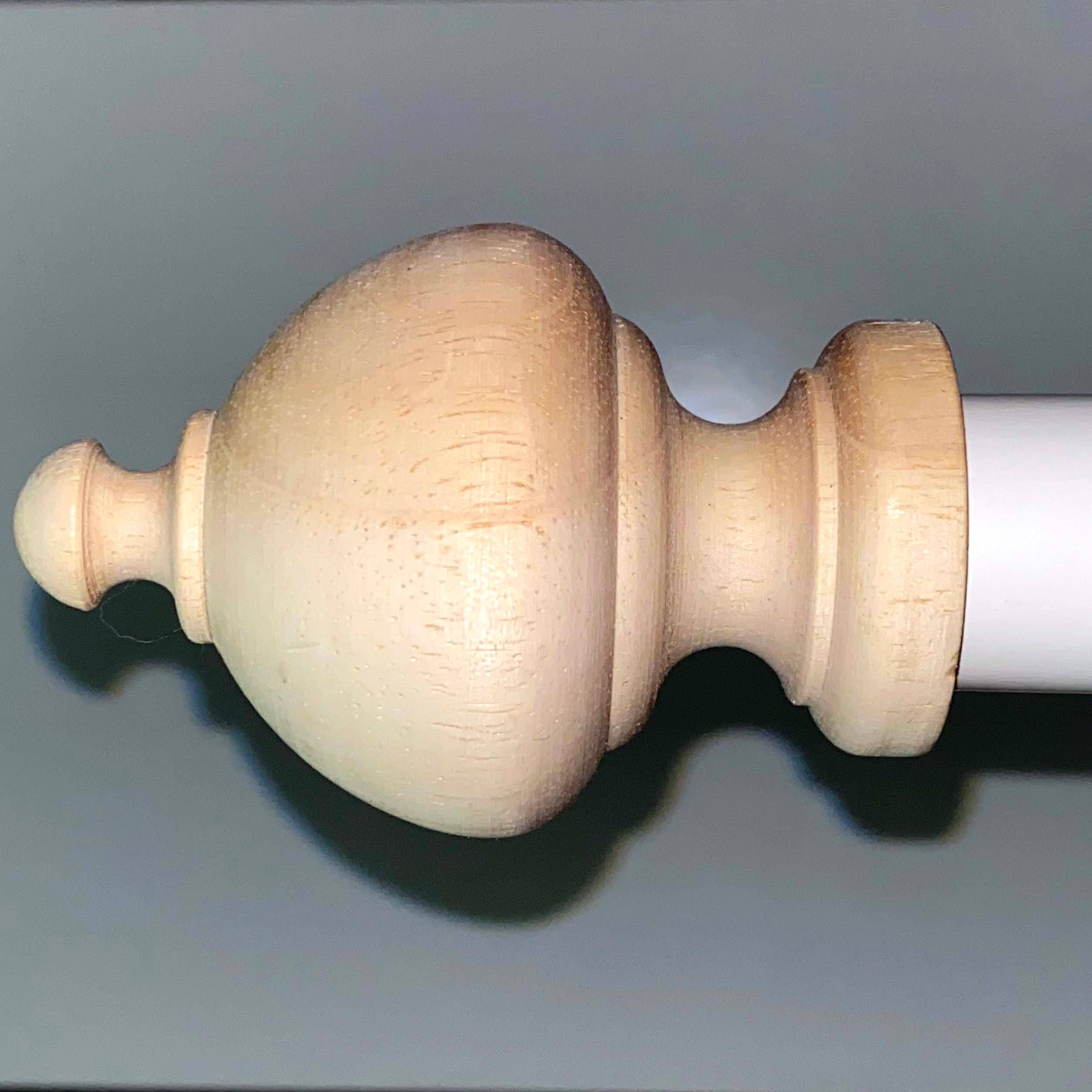 Unfinished Wooden Drapery Rings - Total Wood Store