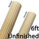 Unfinished Wooden Drapery Rings for 1-1/4", 1-3/8" or 1-1/2" diameter ...
