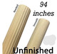 Unfinished Wooden Drapery Rings for 1-1/4", 1-3/8" or 1-1/2" diameter ...
