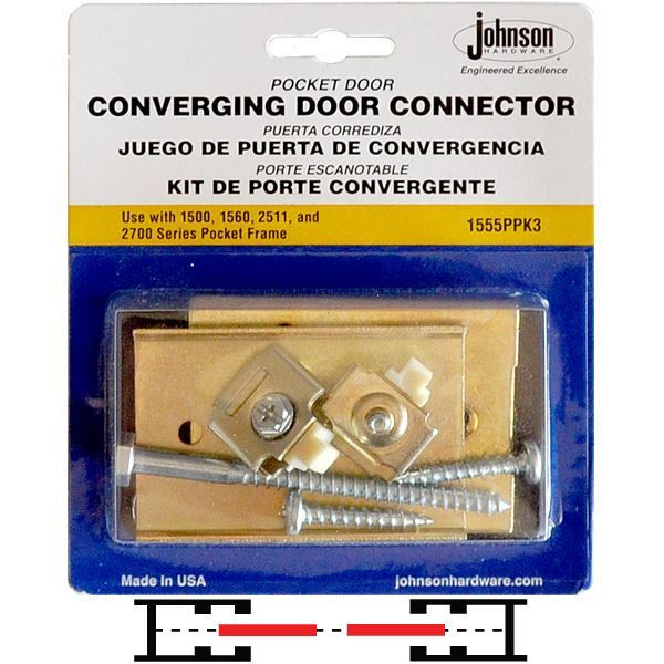 Converging Door Connector Hardware Kit - Total Wood Store