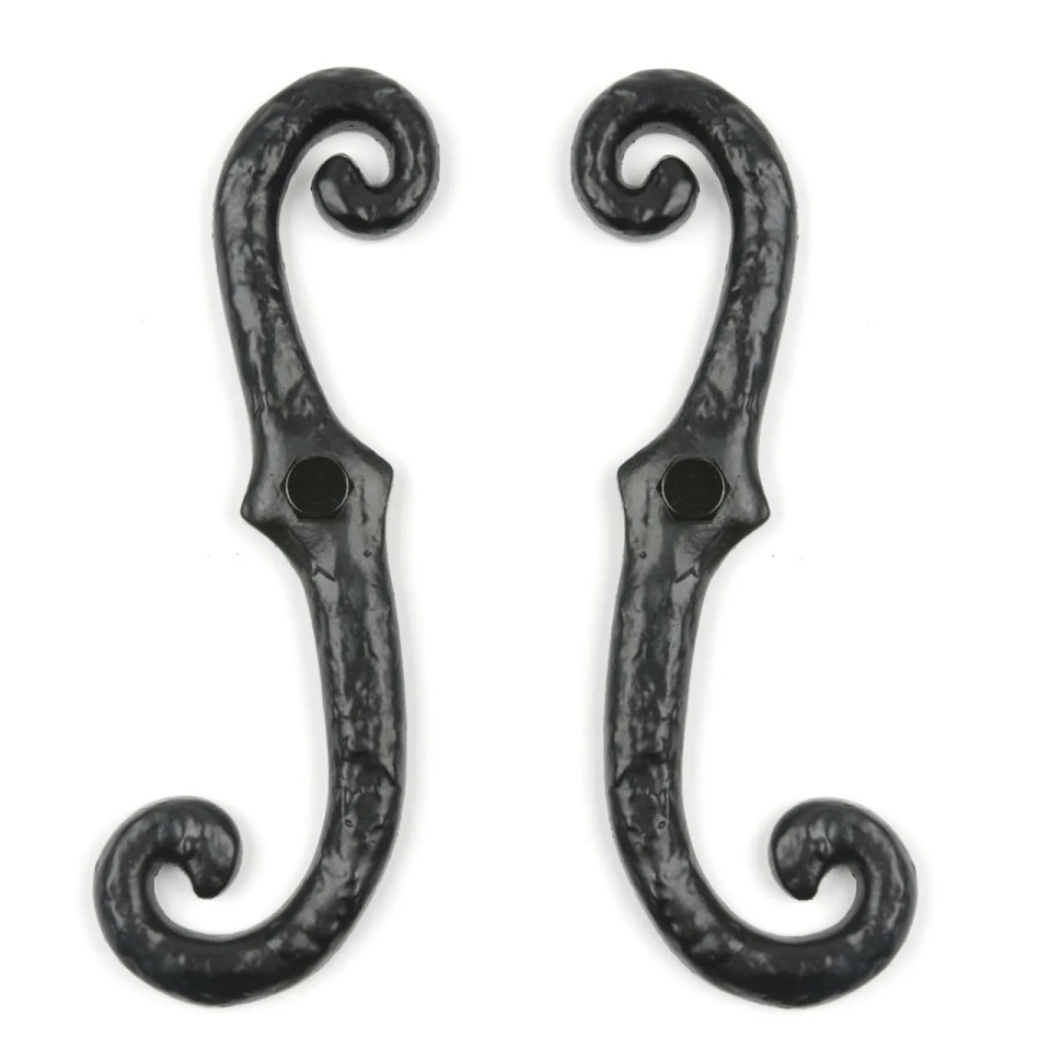Old World Scroll 9-inch Bolt - Total Wood Store