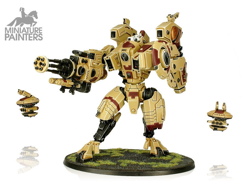 T'AU EMPIRE XV104 RIPTIDE BATTLESUIT - MINIATURE PAINTERS