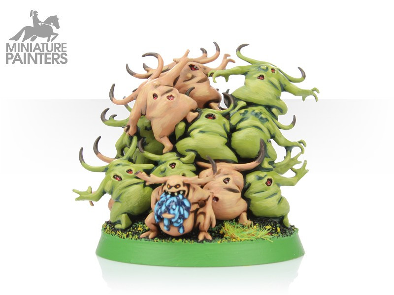 MAGGOTKIN OF NURGLE NURGLINGS - MINIATURE PAINTERS