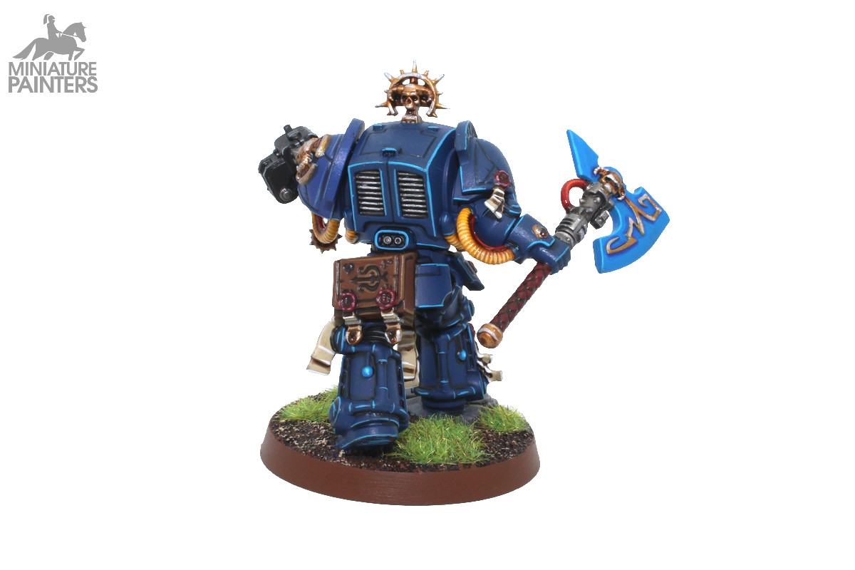 SPACES MARINE LIBRARIAN IN TERMINATOR ARMOUR - MINIATURE PAINTERS