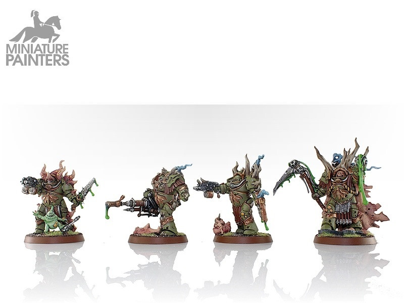 DEATH GUARD LORD FELTHIUS & THE TAINTED COHORT - MINIATURE PAINTERS