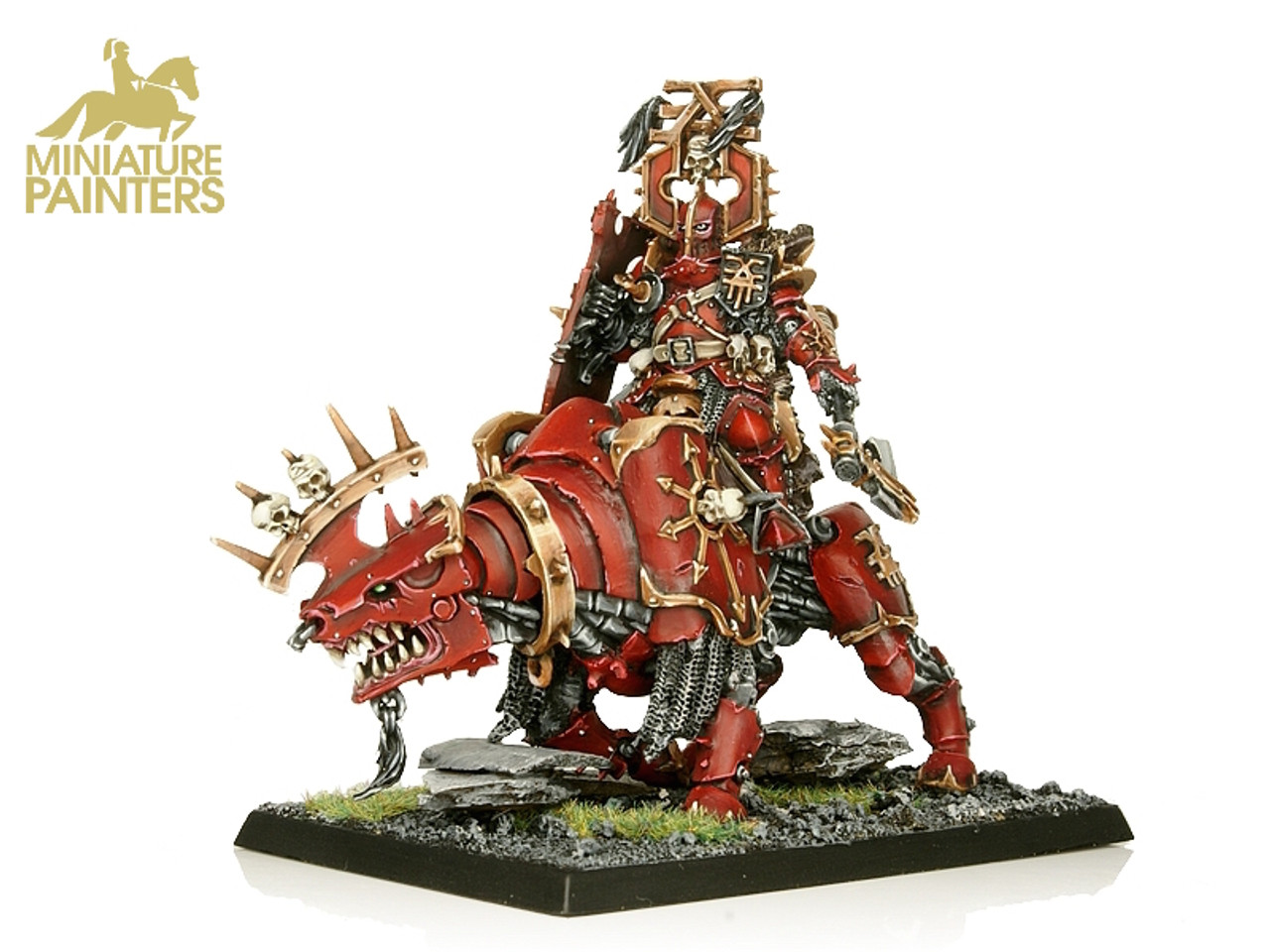 BLADES OF KHORNE LORD OF KHORNE ON JUGGERNAUT - MINIATURE PAINTERS