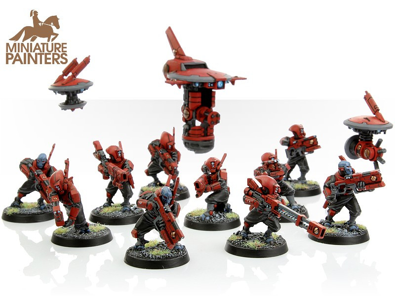 T'AU EMPIRE PATHFINDER TEAM - MINIATURE PAINTERS