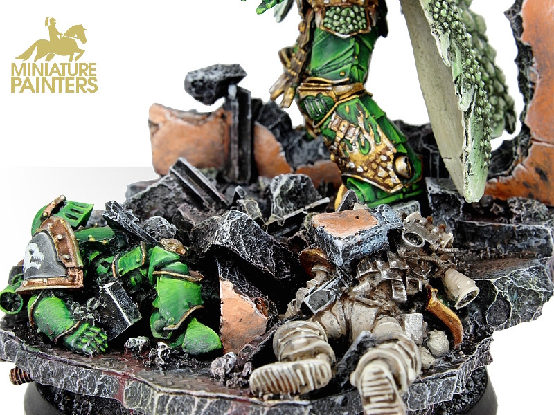 VULKAN PRIMARCH OF THE SALAMANDERS - MINIATURE PAINTERS