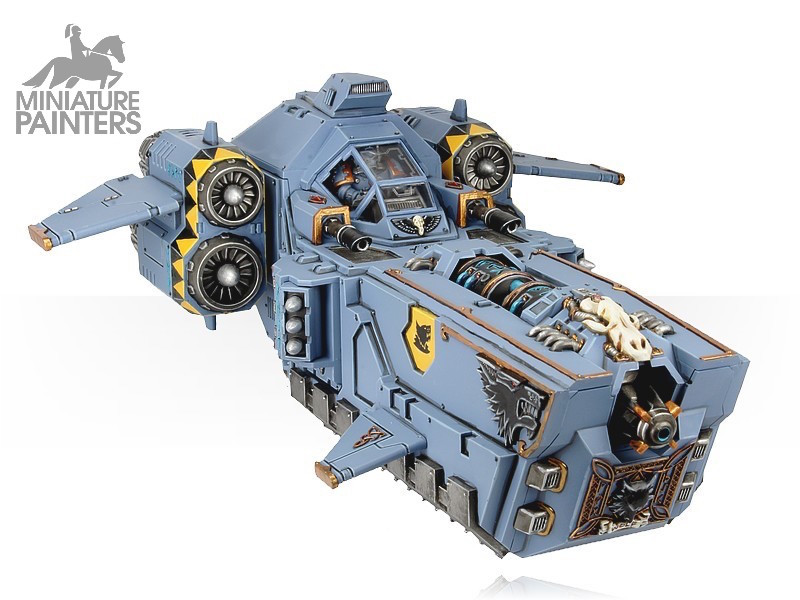 SPACE WOLVES STORMFANG GUNSHIP - MINIATURE PAINTERS