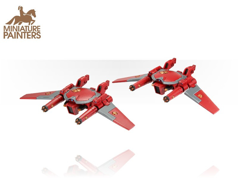 T'AU REMORA DRONE STEALTH FIGHTERS - MINIATURE PAINTERS