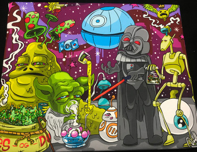 Silicone Dab Mat By Dunkees - 11 X 17 Inches - Dab Wars - Silicone Bong