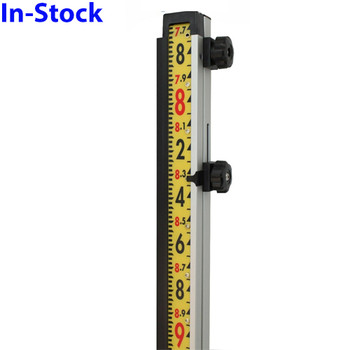 LASERLINE GR1000T 10’ Direct Reading Laser Grade Rod, Feet/10ths (GR1000T)
