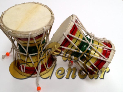 Dumroo Damroo Damaru (Large) Dhad Monkey Drum - Kala Kendar's Music ...