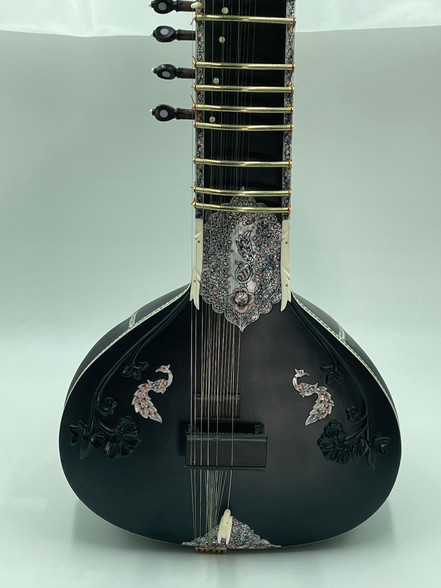 SPK V2 Black Sitar - Kala Kendar's Music Warehouse