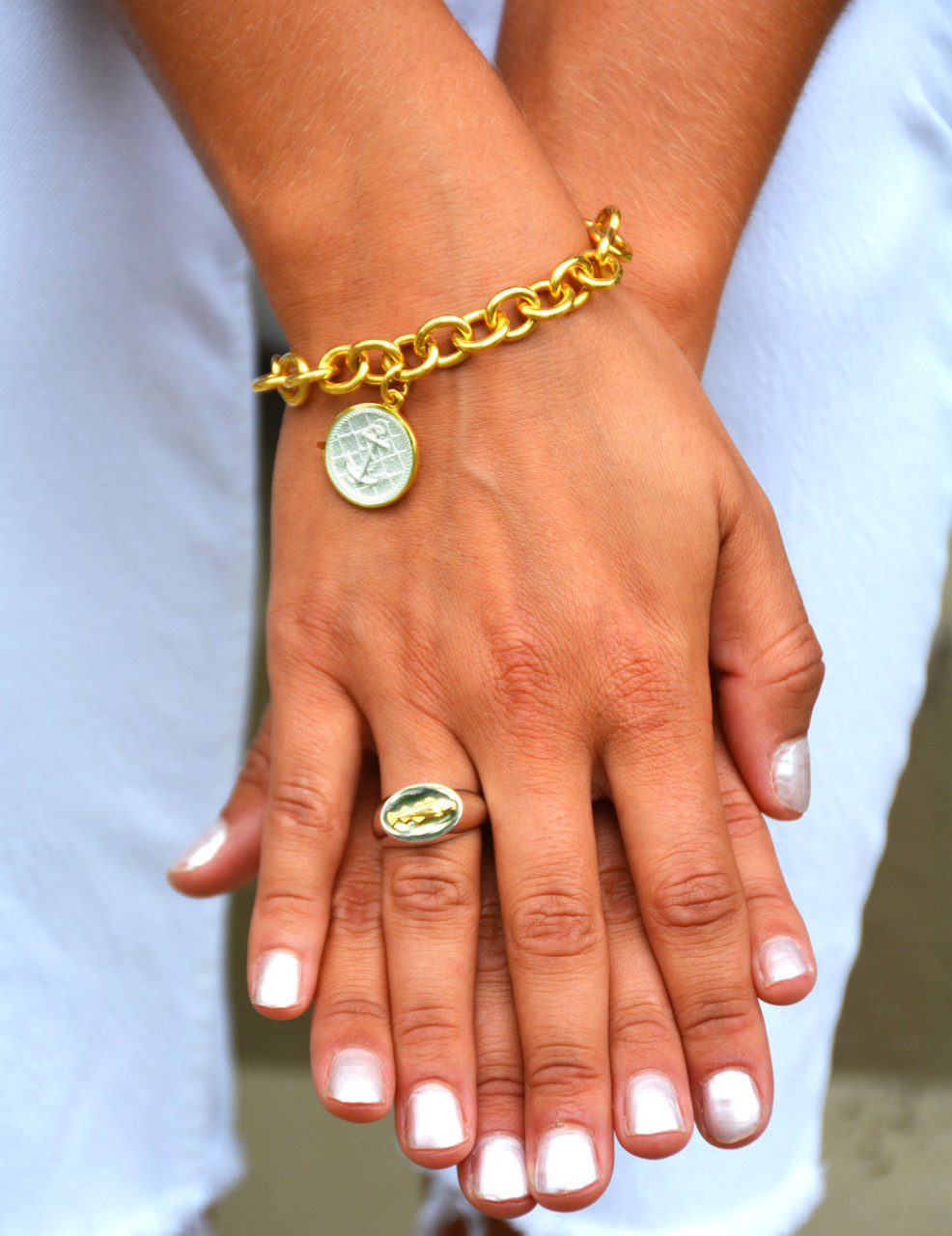 Golden Cod Ring - Sterling Silver & Gold Vermeil - www ...