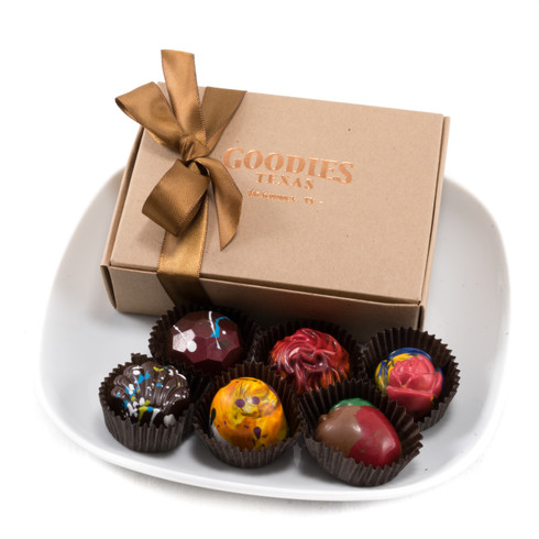6 pc Truffle Box - Goodies Texas