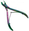 3.5 Inch Multi-Color Titanium Cuticle Nipper