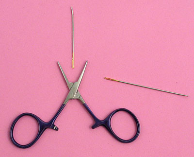 3.5" Colored Acrylic Handle Needle Gripper